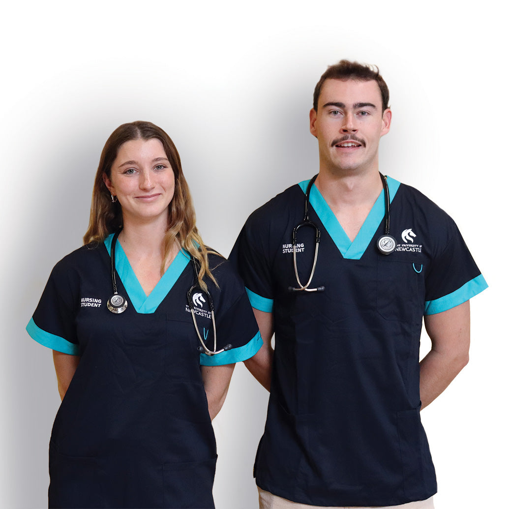 NURSING SCRUB TOP UNISEX – The Shop - The University of Newcastle